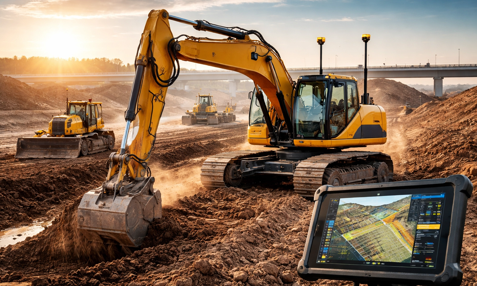 Machine Control for Construction & Earthworks | JB Survey